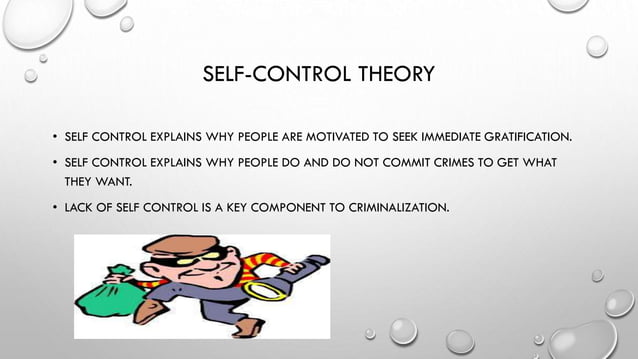 Travis hirschi’s revised self control theory | PPTX | Science