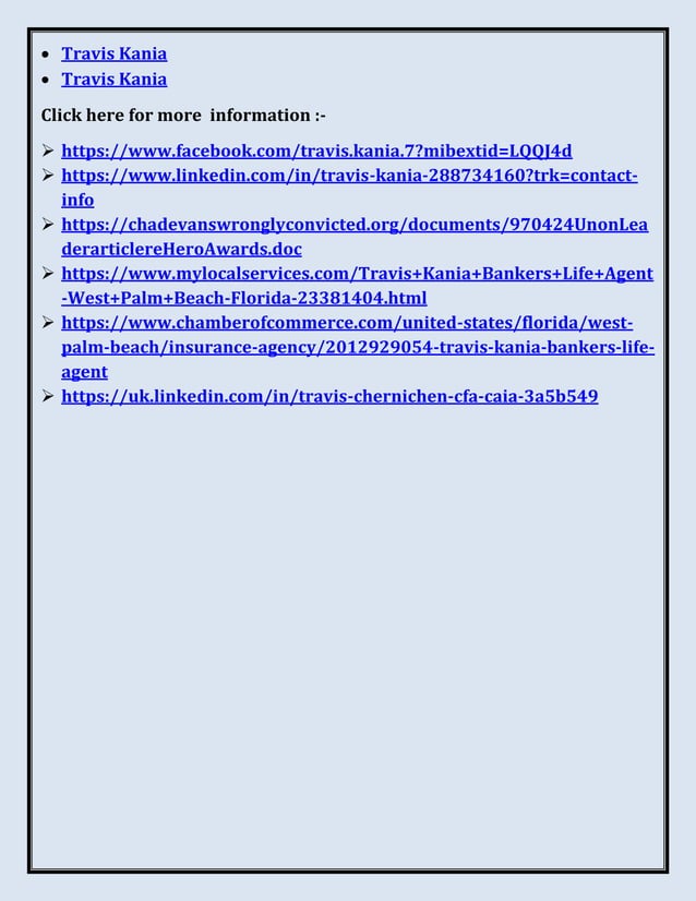 Travis Kania.pdf , Travis KaniaTravis Kania | PDF