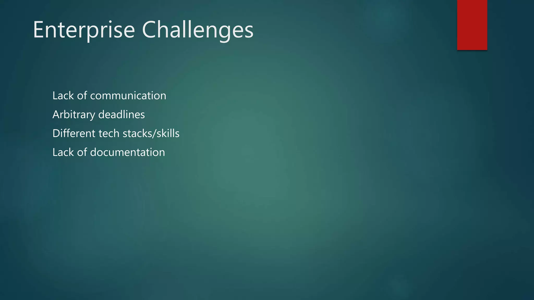 Modernizing the Enterprise API Development Process | PPT Modernizing the Enterprise API Development Process | PPT