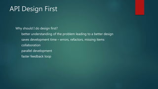 Modernizing the Enterprise API Development Process | PPTX