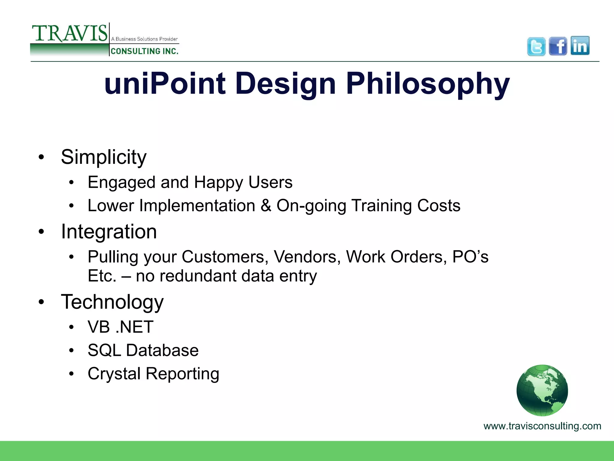 Travis uni point_2011 | PPT
