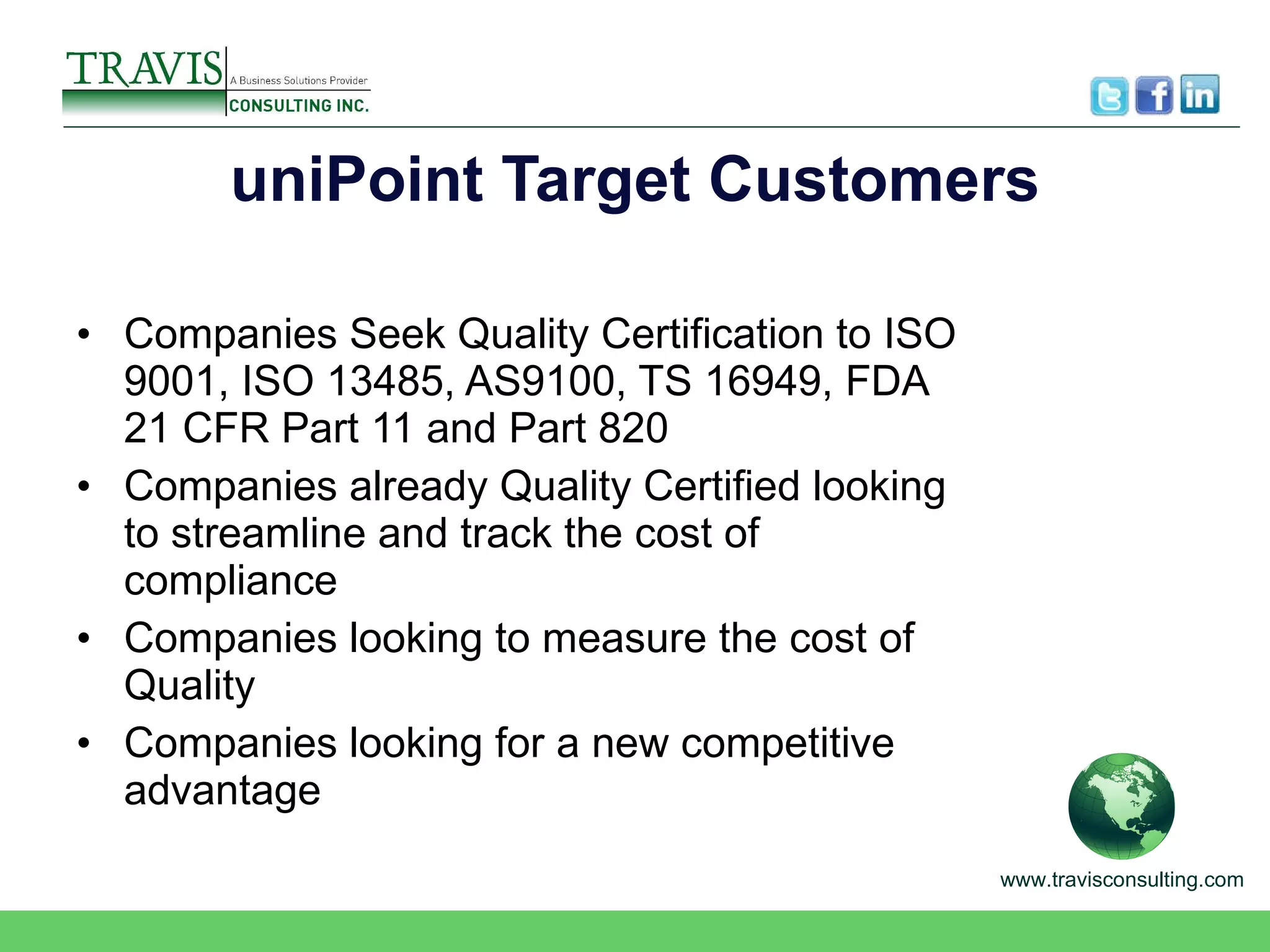 Travis uni point_2011 | PPT