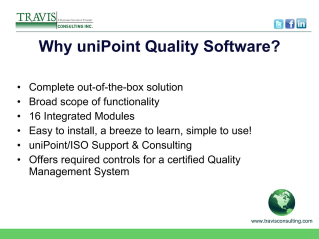 Travis uni point_2011 | PPT