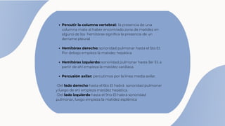 Descripción semiología de tórax para principiantes. | PDF