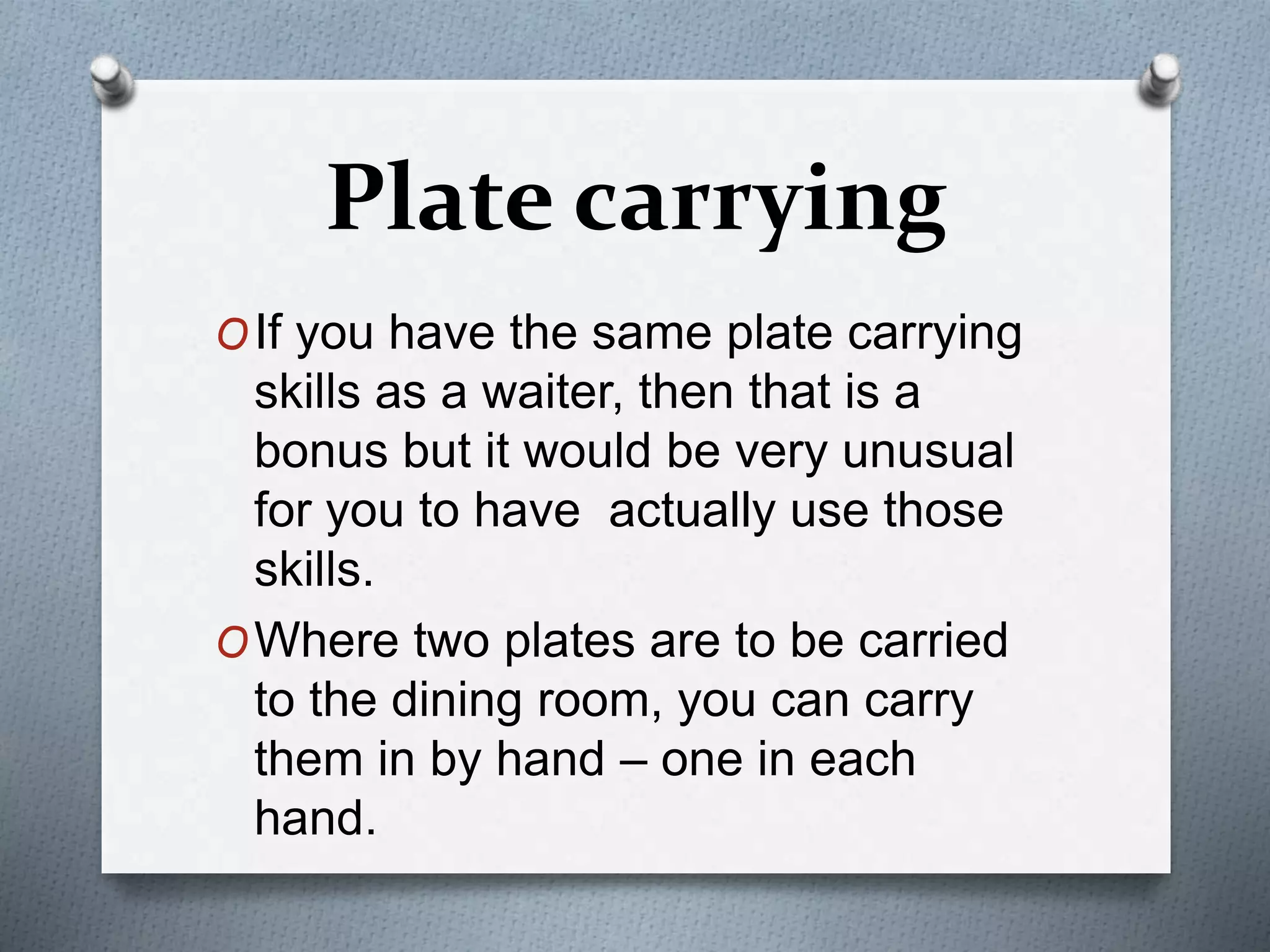 tray and plate carrying.pptx