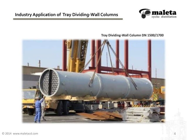 Tray dividing wall columns, cyclic distillation technology | PPT