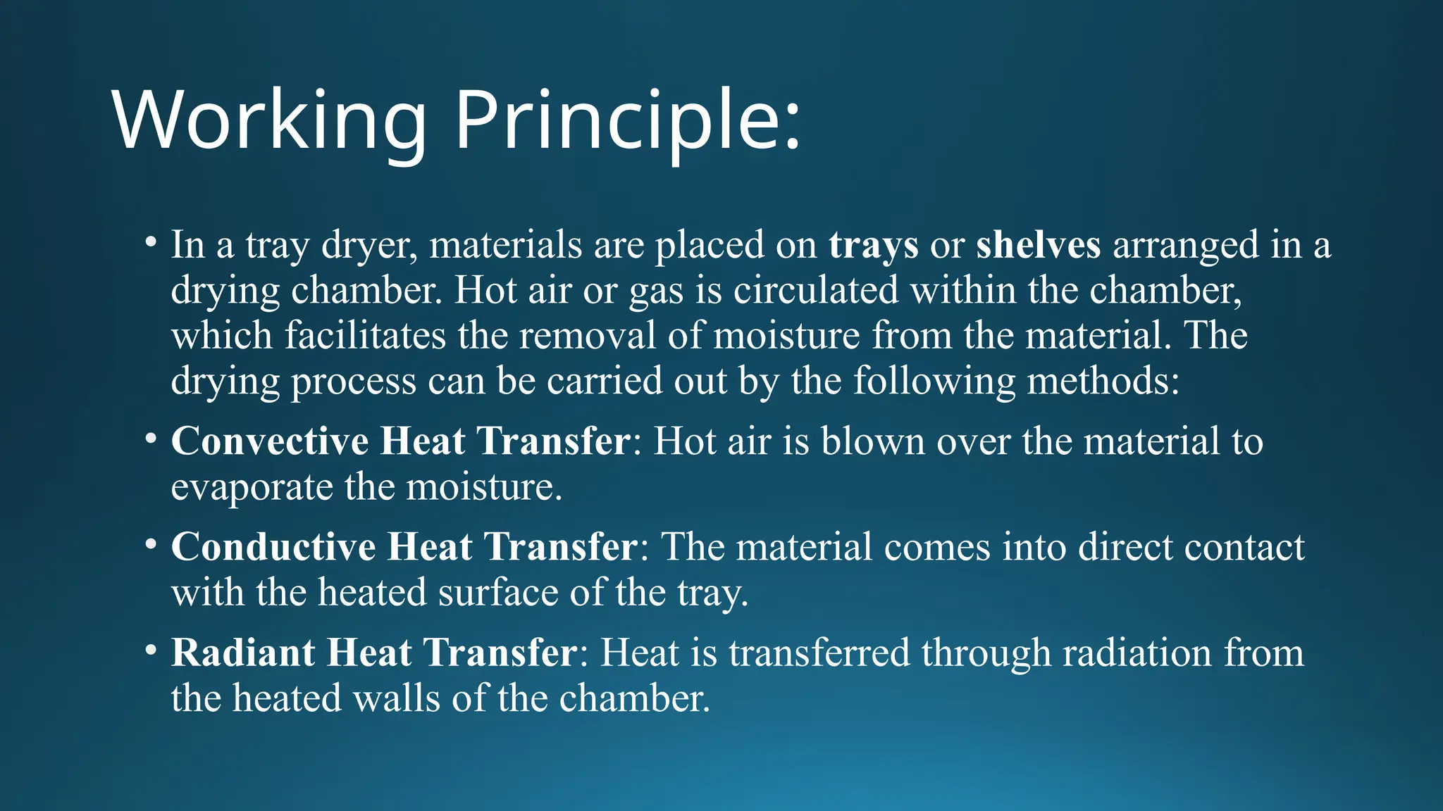 TRAY DRYER PPT1 updated.pptx of mass transfer | PPTX