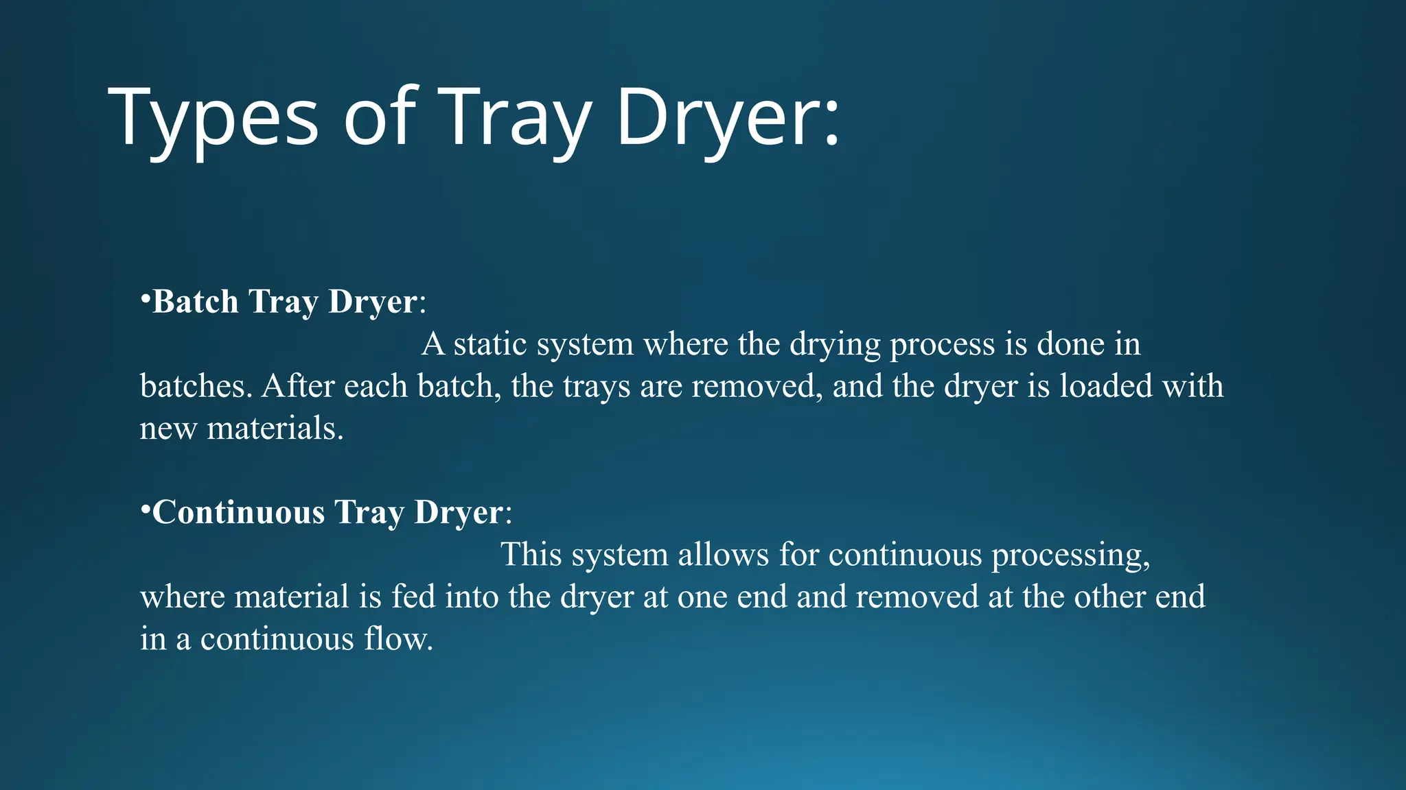 TRAY DRYER PPT1 updated.pptx of mass transfer | PPTX