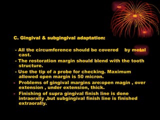 TRAY IN OF Fixed Partial Dentures, Materials & steps | PPT