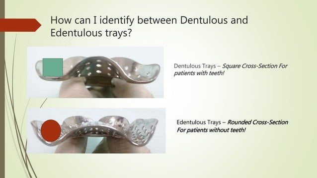 Beginner Guide to Impression Trays in Dentistry | PPTX | Oral care ...