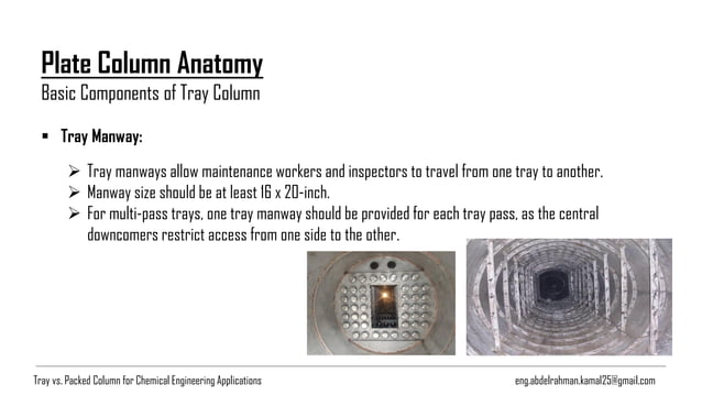 Tray vs packed column | PDF
