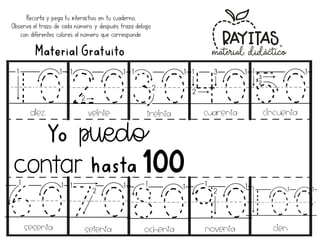 Trazo de los números del 1 al 100 para pimaria.pdf