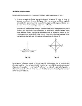 Trazo de perpendiculares y paralelas | PDF
