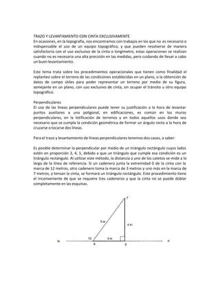 Trazo de perpendiculares y paralelas | PDF