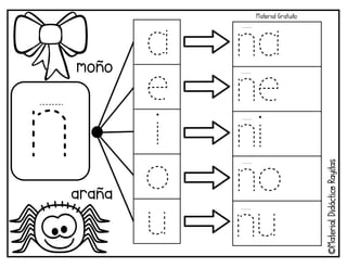 Practica el trazo silabas para niños. Pdf | PDF