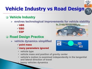 Trb 15 1578--Vehicle motion on sharp curves with steep grades | PPT