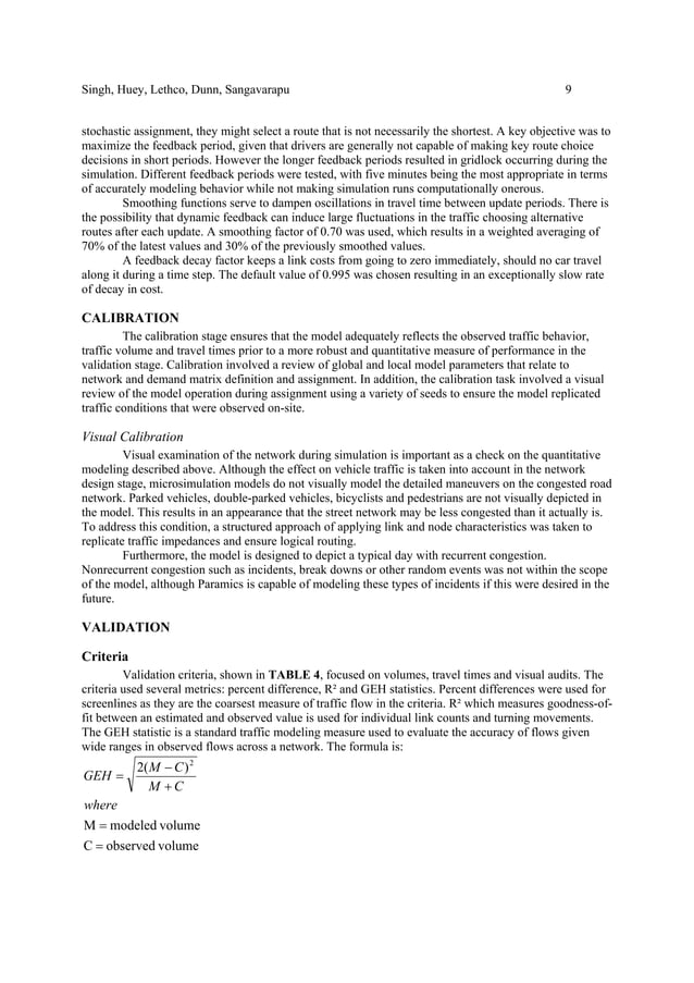 Microsimulation Model Design In Lower Manhattan A Street Management Approach Pdf