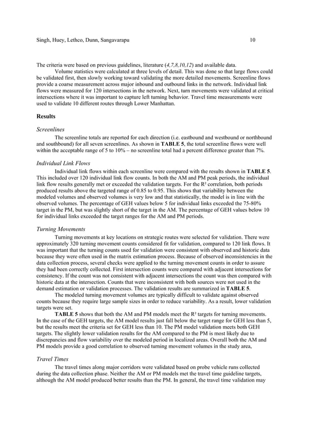 Microsimulation Model Design in Lower Manhattan: A Street Management Approach | PDF