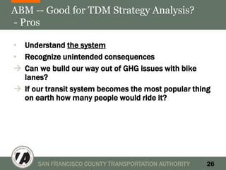 Analyzing Travel Demand Management Strategies: the Promise of Activity ...