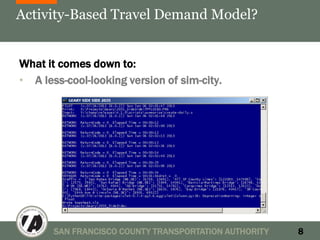 Analyzing Travel Demand Management Strategies: the Promise of Activity-Based Travel Demand ...