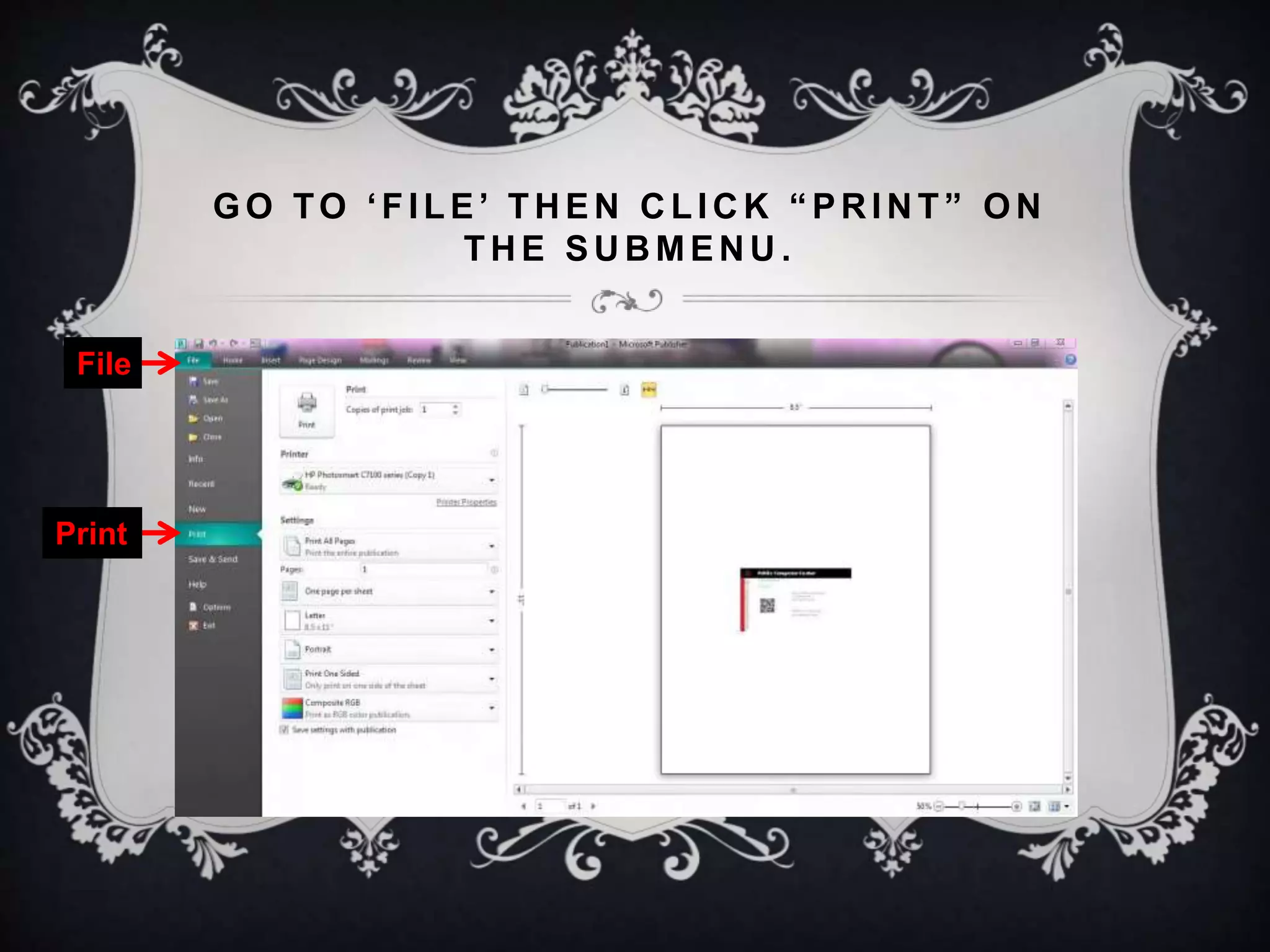 Using publisher to design and print business cards | PPTX