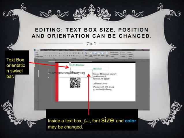 Using publisher to design and print business cards | PPTX