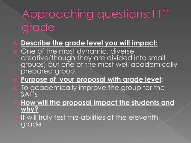 english week proposal | PPTX