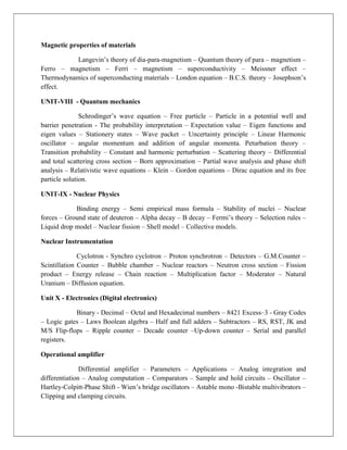 TRB Exam Physics Syllabus - Sura Books | PDF