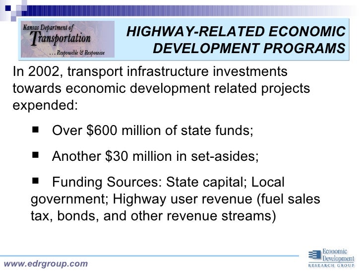 TRANSPORTATION PROGRAMS LINKING TO ECONOMIC DEVELOPMENT: A Microanaly…
