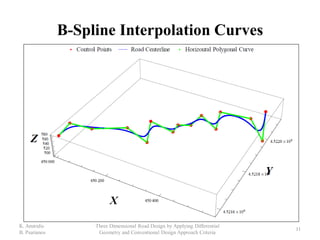 3-D Road Design by Applying Differential Geometry and Conventional ...