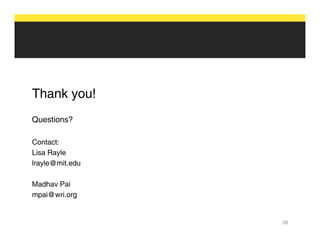 Trb presentation final | PPT