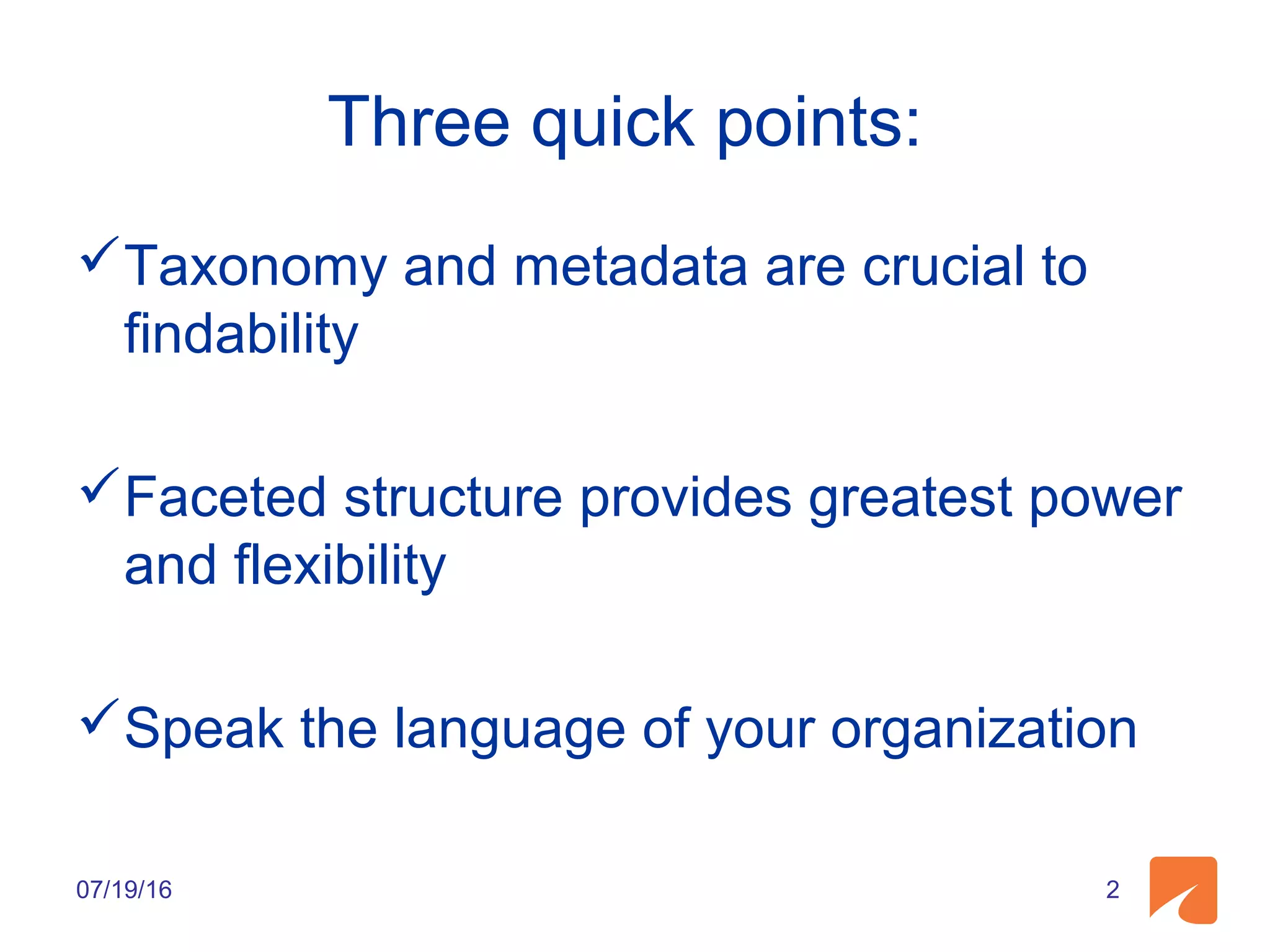 Creating and Managing a VDOT Taxonomy -- and Why it Matters | PPT