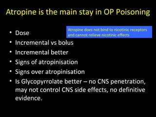 organophosphorous poisoning management in ICU | PPT
