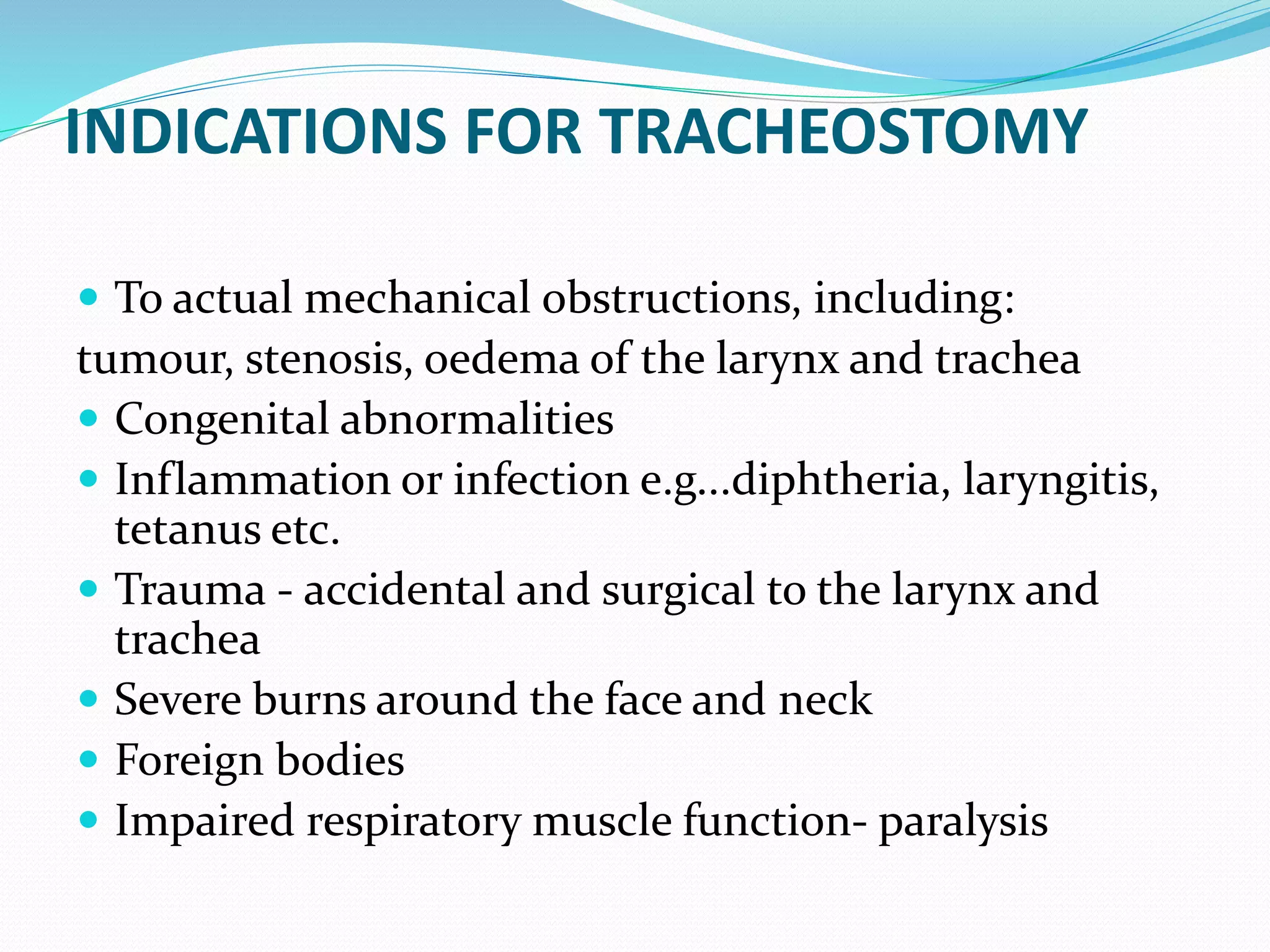 Tracheostomy | PPTX