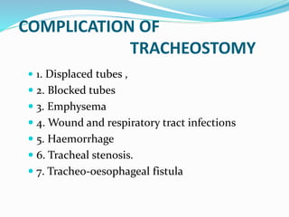 Tracheostomy | PPTX