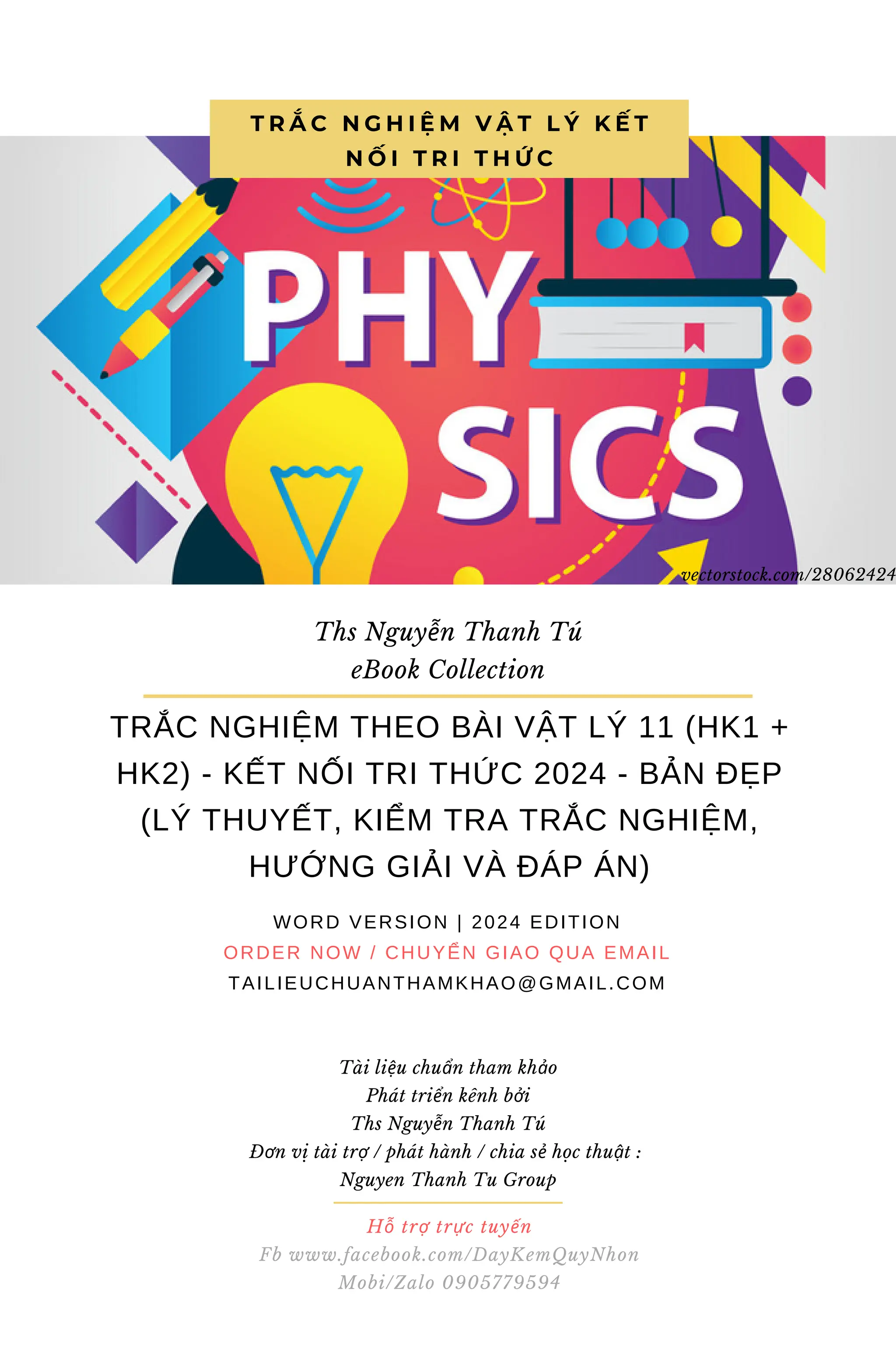 TRẮC NGHIỆM THEO BÀI VẬT LÝ 11 (HK1 + HK2) - KẾT NỐI TRI THỨC 2024 - BẢN ĐẸP (LÝ THUYẾT, KIỂM ...