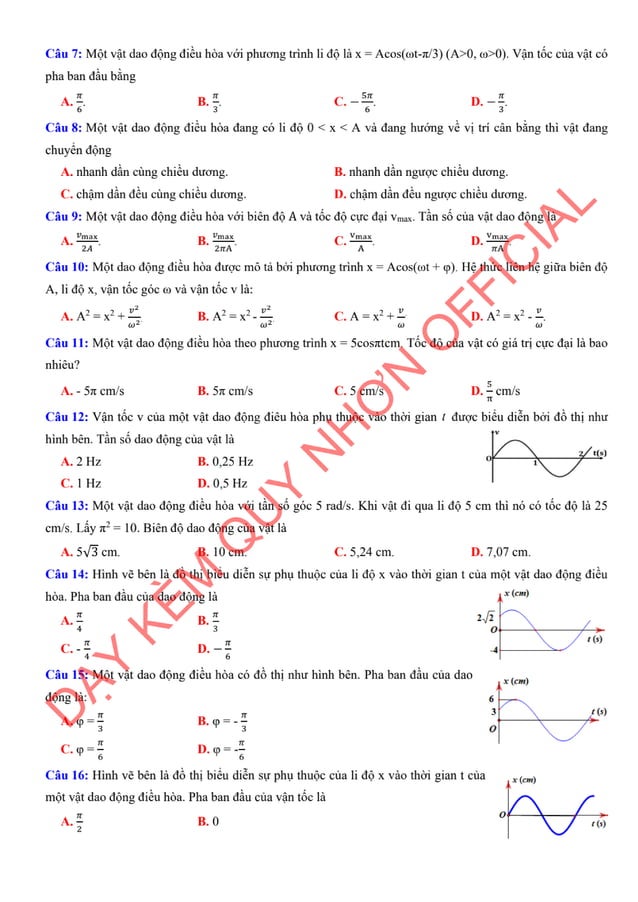TRẮC NGHIỆM THEO BÀI VẬT LÝ 11 (HK1 + HK2) - KẾT NỐI TRI THỨC 2024 - BẢN ĐẸP (LÝ THUYẾT, KIỂM ...