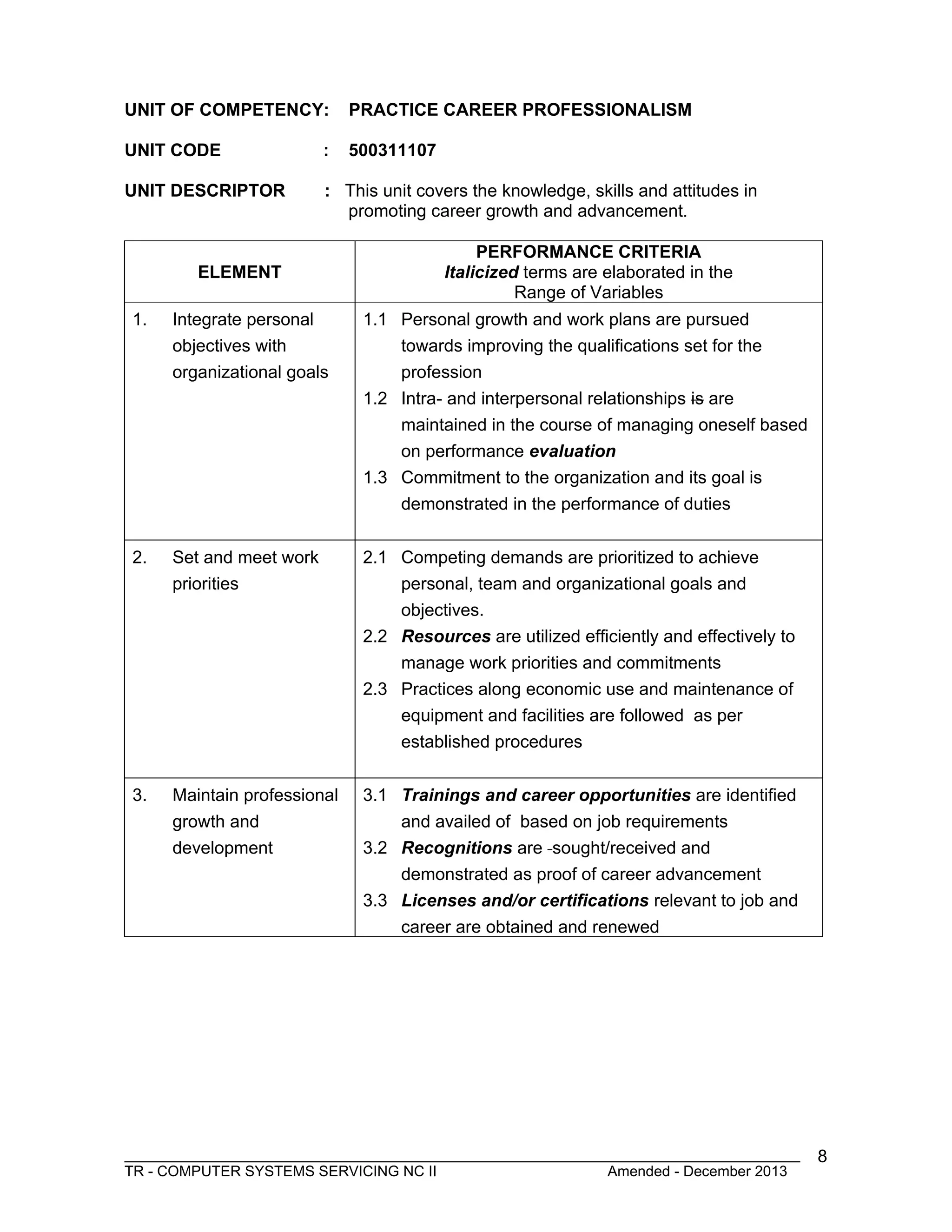 Tr computer systems servicing nc ii | PDF