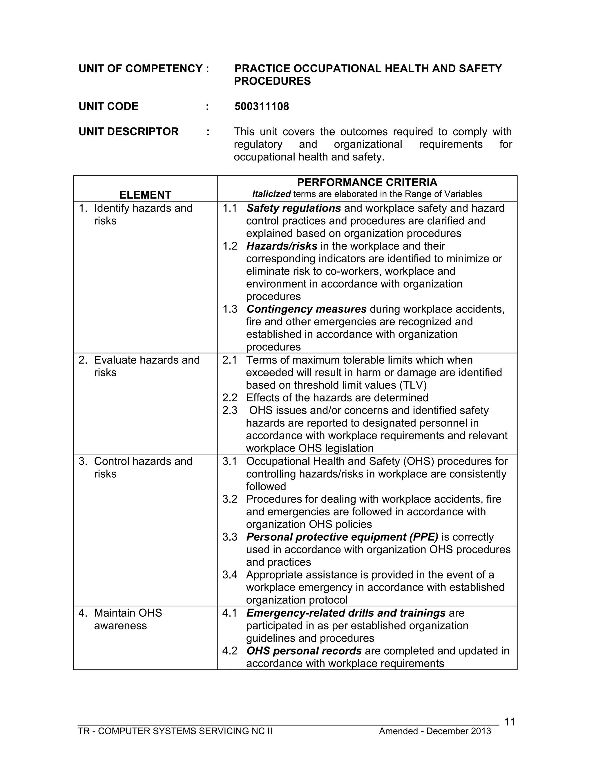 Tr computer systems servicing nc ii | PDF