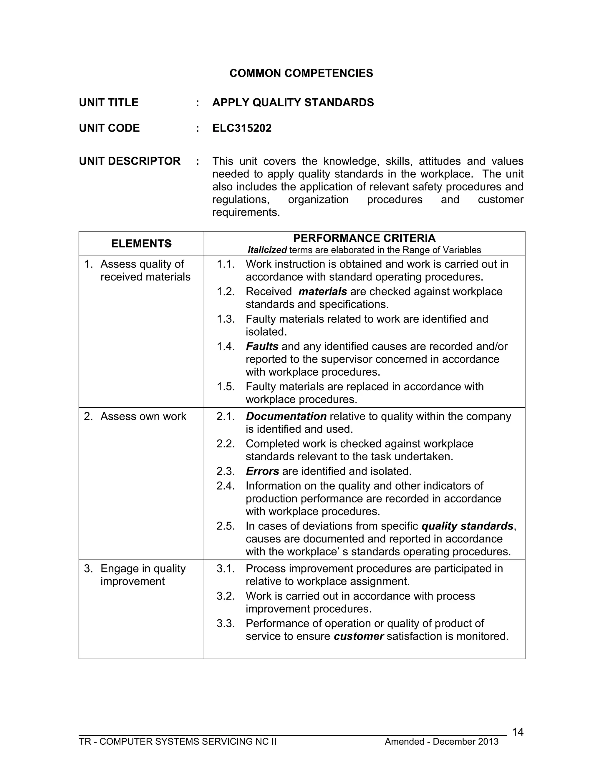 Tr computer systems servicing nc ii | PDF