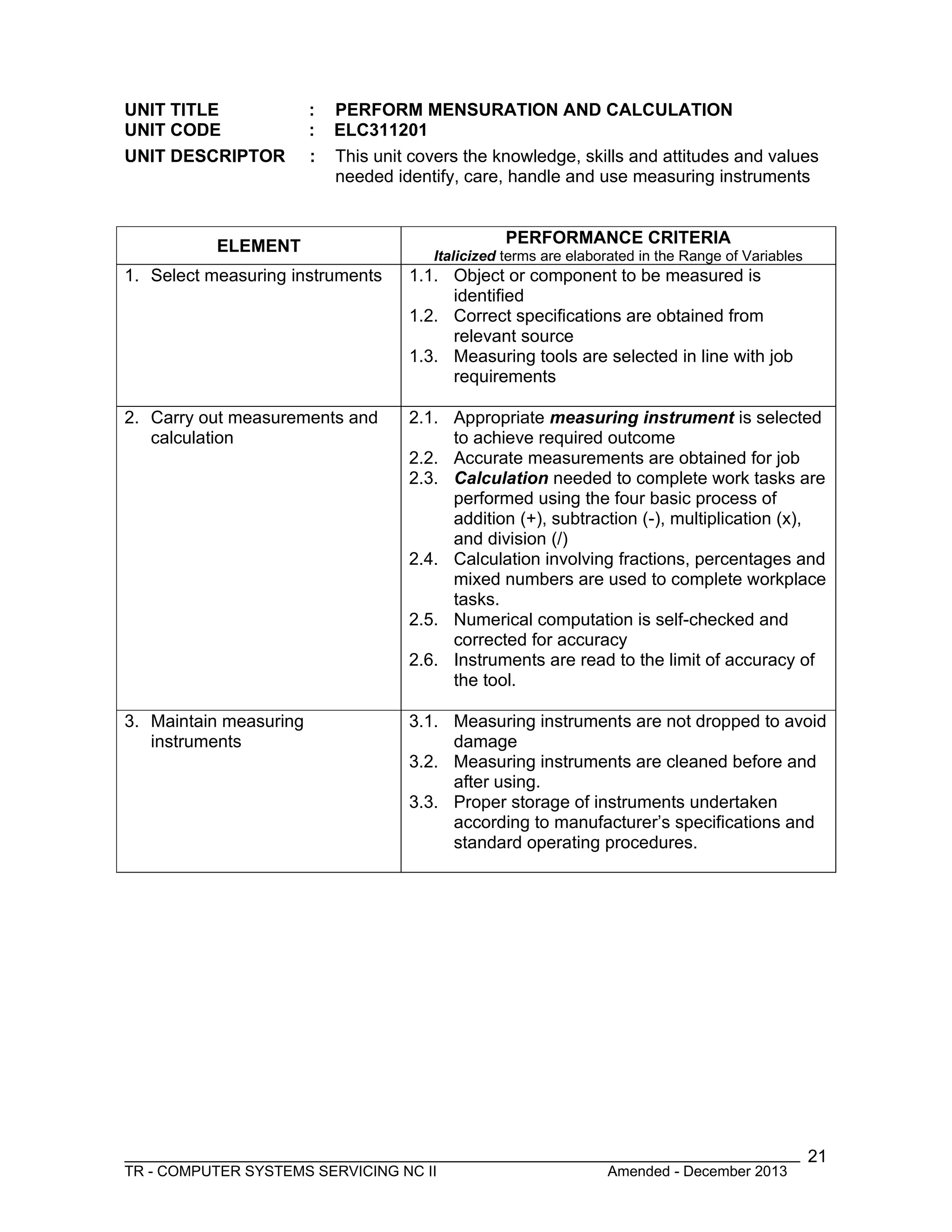 Tr computer systems servicing nc ii | PDF