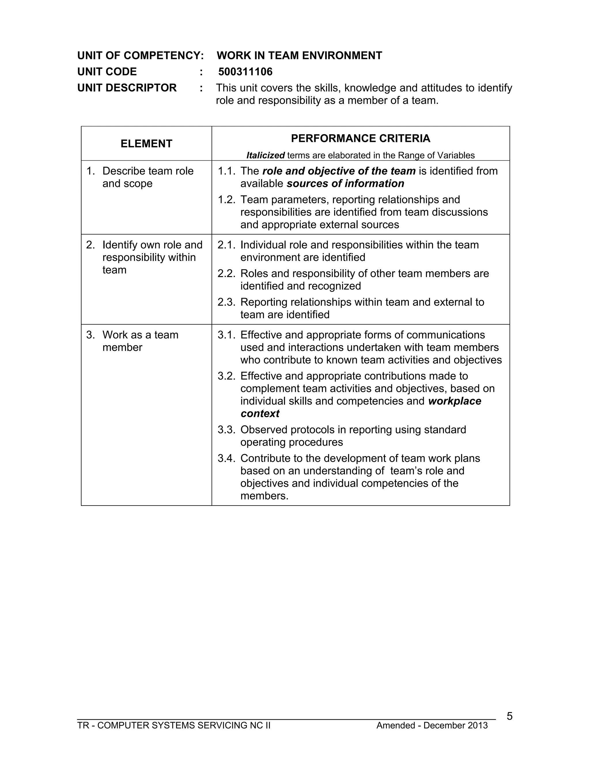 Tr computer systems servicing nc ii | PDF