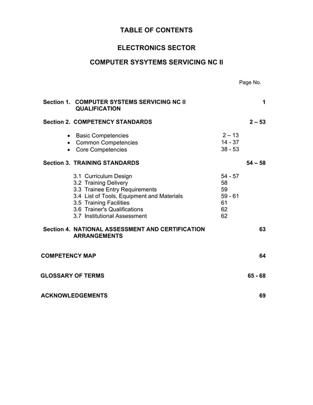 Tr computer systems servicing nc ii | PDF