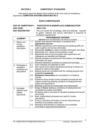 Tr computer systems servicing nc ii | PDF