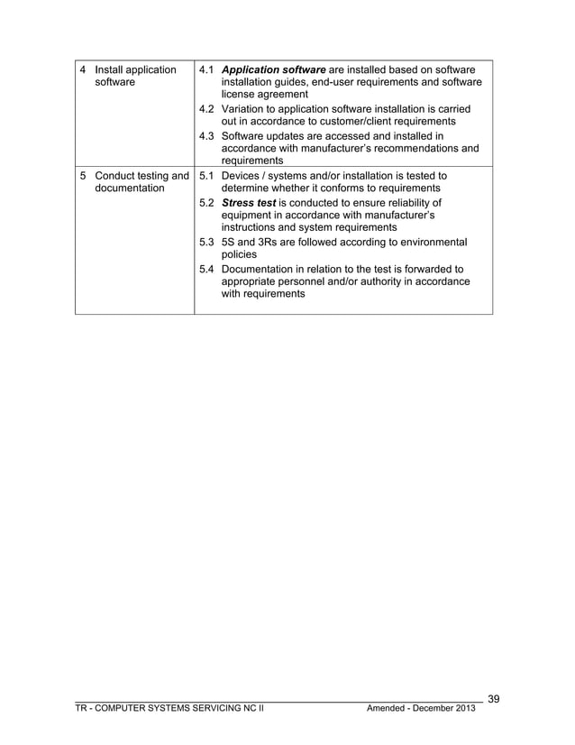 Tr computer systems servicing nc ii | PDF