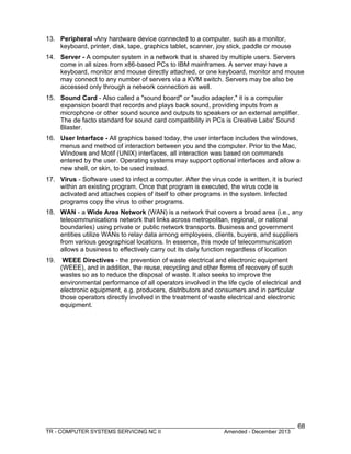 Tr computer systems servicing nc ii | PDF