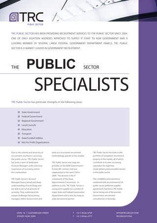 TRC Public Sector | PDF