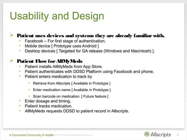TRCS_Allscripts_Phase 1 | PPT
