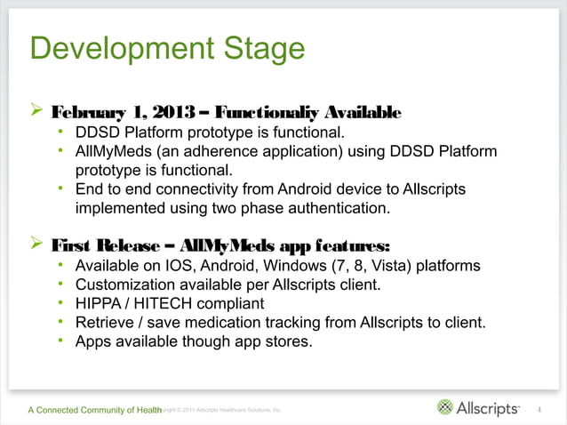 TRCS_Allscripts_Phase 1 | PPT