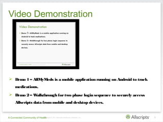 TRCS_Allscripts_Phase 1 | PPT